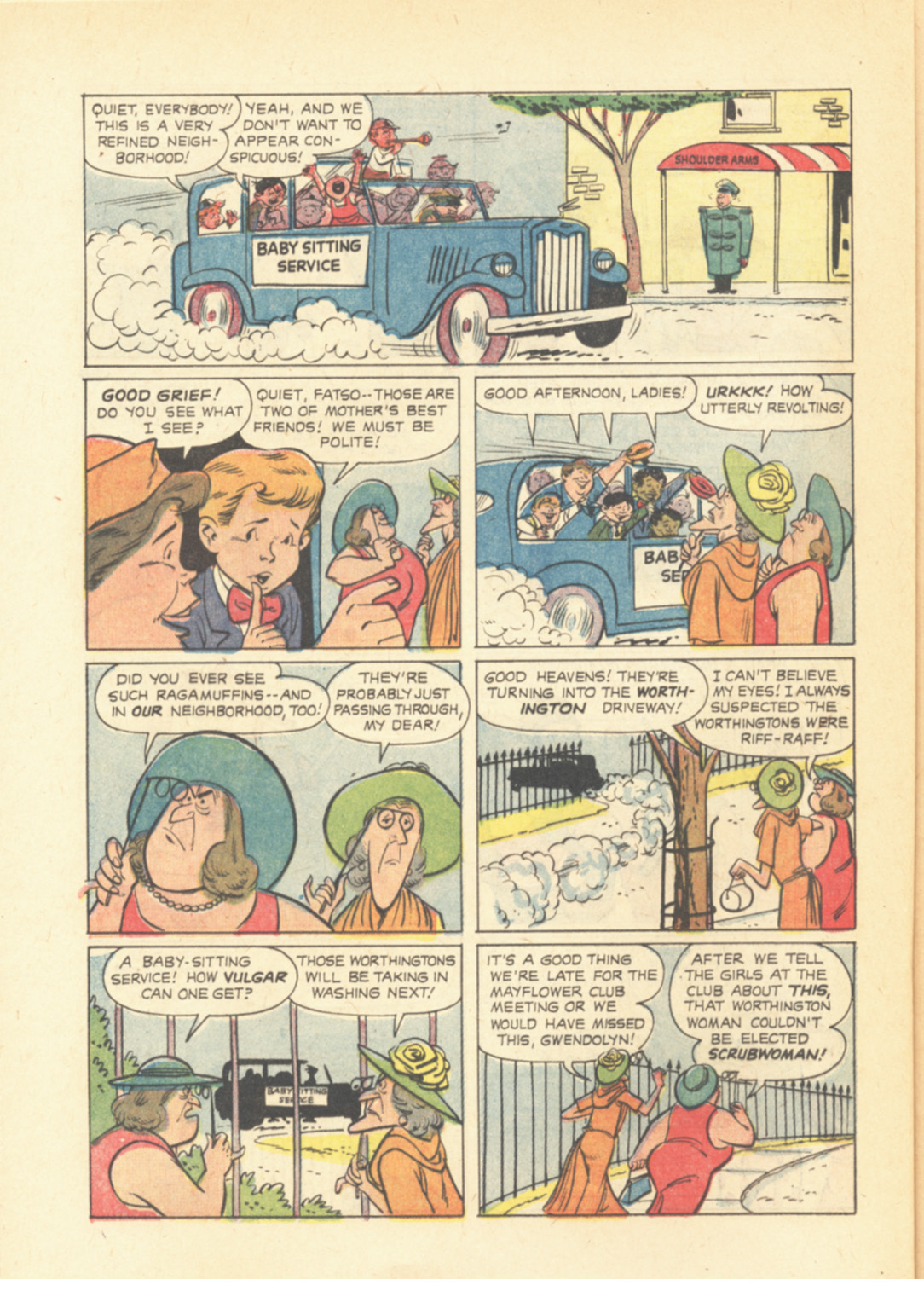 Four-Color Shadows: The Little Rascals-David Gantz-1958