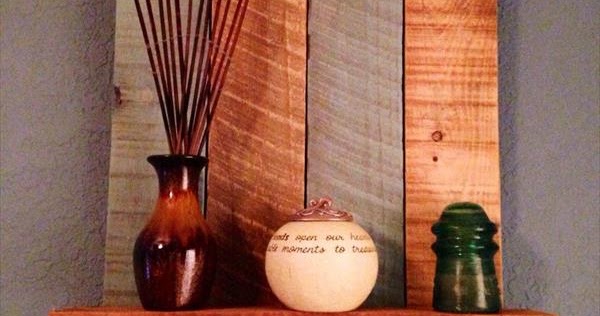 Pallet Fever: Pallet Project - Wall Art With Shelves - Made From Pallets
