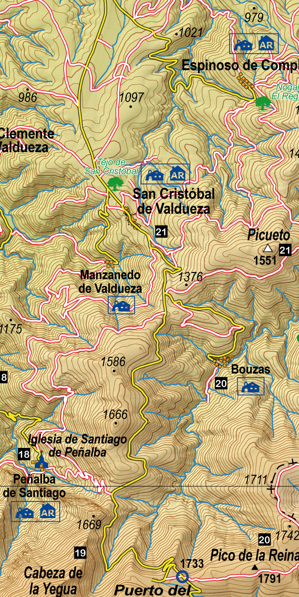 EL BLOG DE CALECHA: EL BIERZO. MAPA TURÍSTICO
