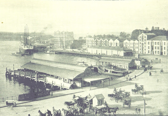 Circular Quay, from Custom House, Sydney 1895 - Remembering the Past ...