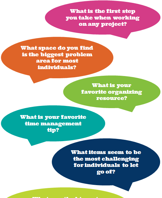 IHeart Organizing: Chatting with a Professional: What Would You Ask?