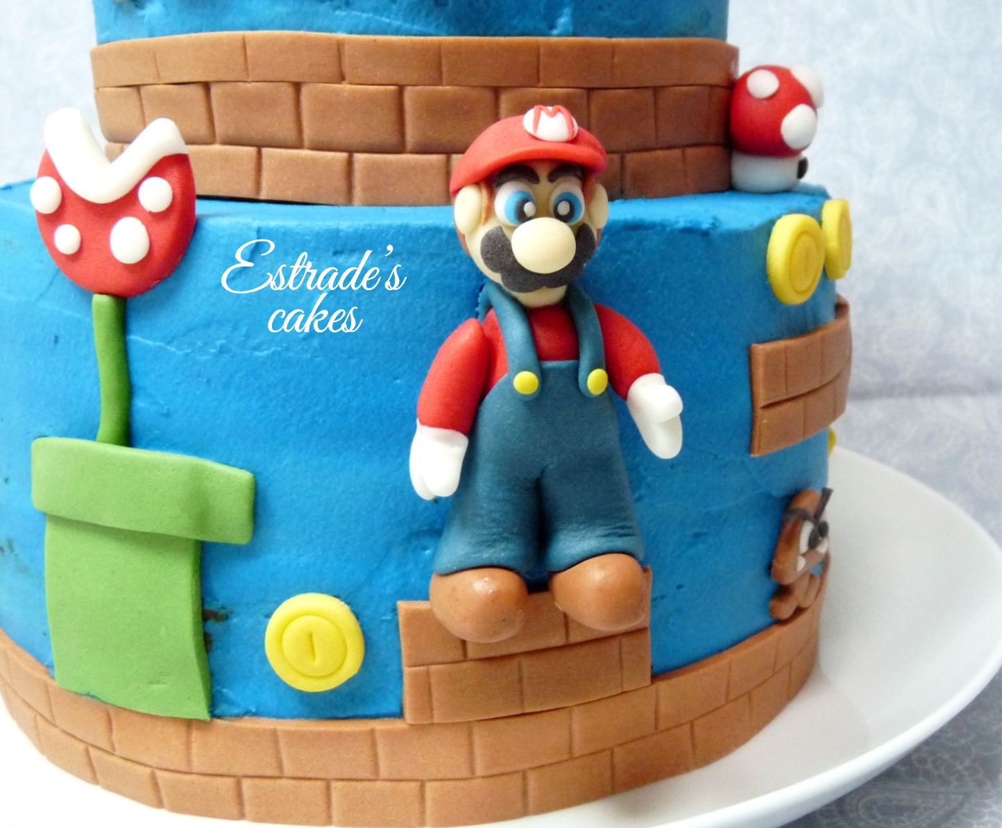 Estrade's cakes: TARTA DE MARIO BROS!!!