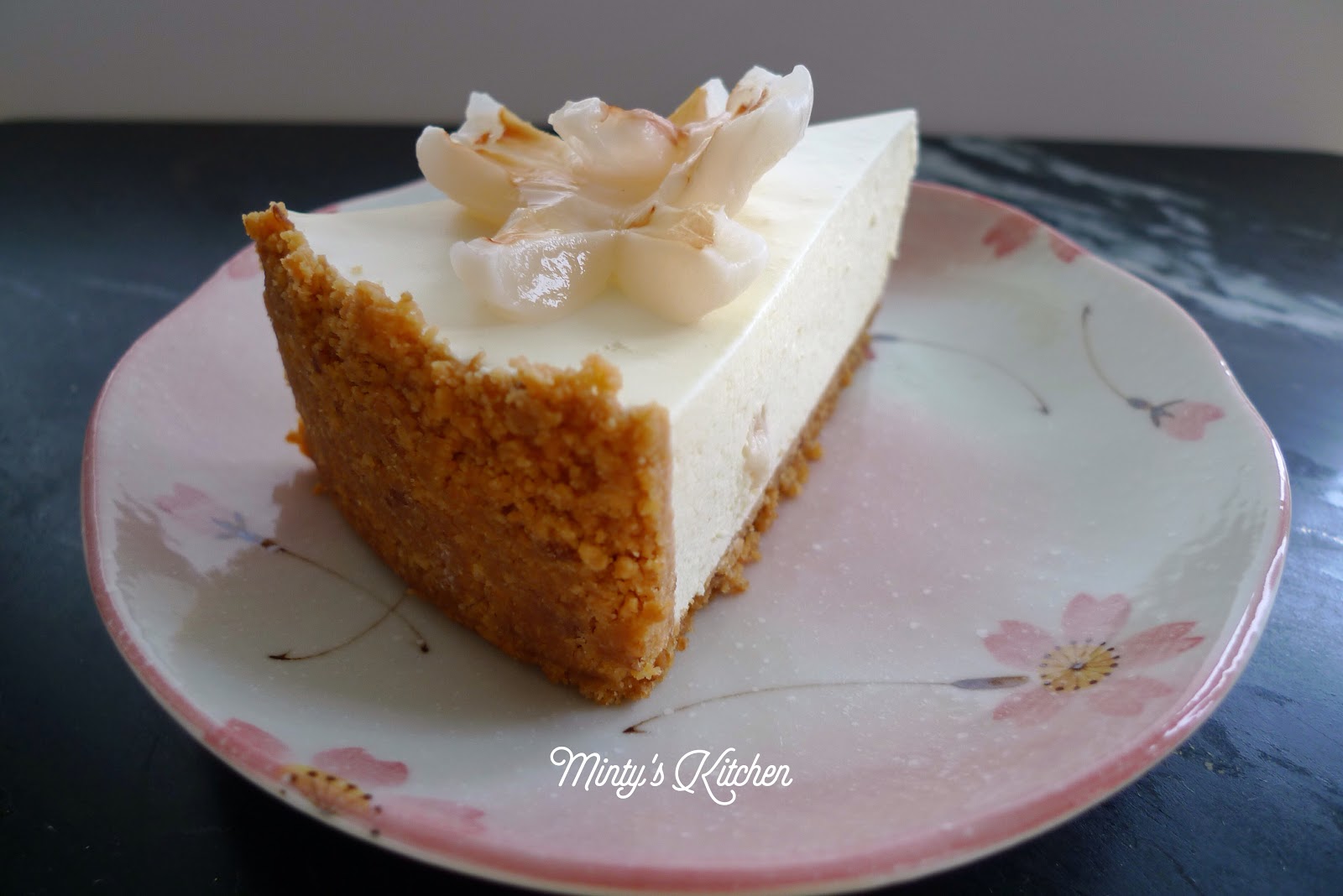 Minty's Kitchen: Non-baked Lychee Cheesecake
