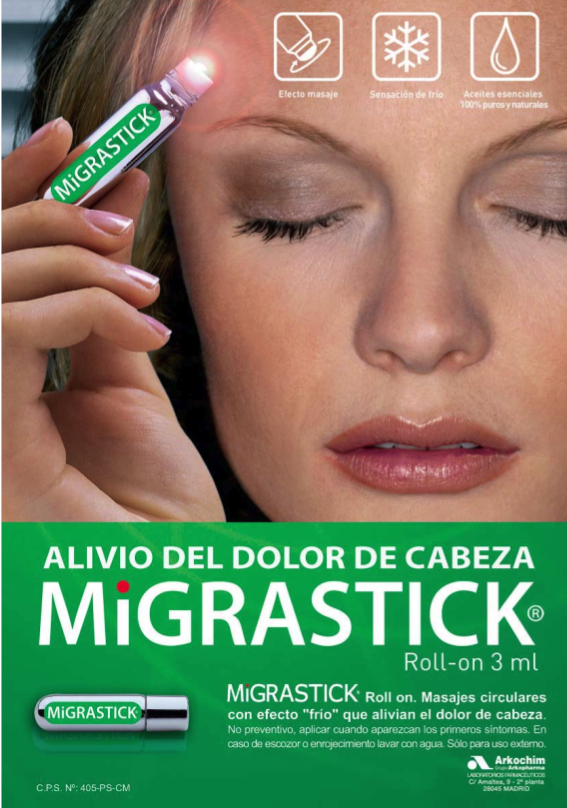Migrastick de Arkopharma - Bella y con estilo