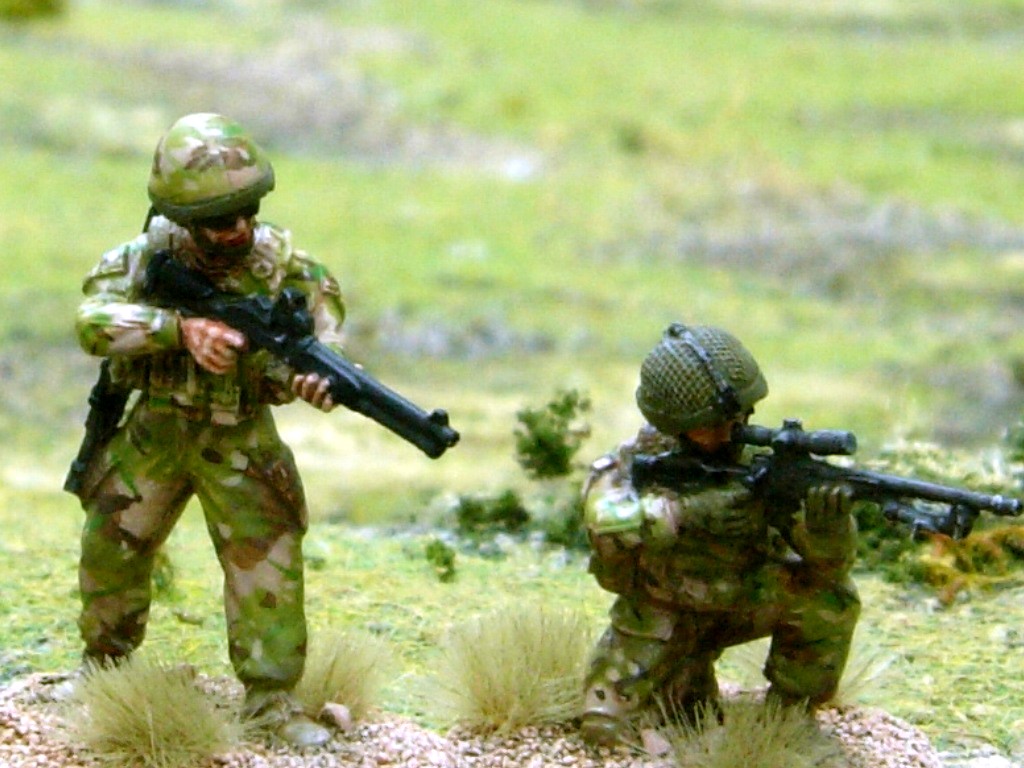 Wargaming with Silver Whistle: EMPRESS MINIATURES MODERN BRITISH INFANTRY