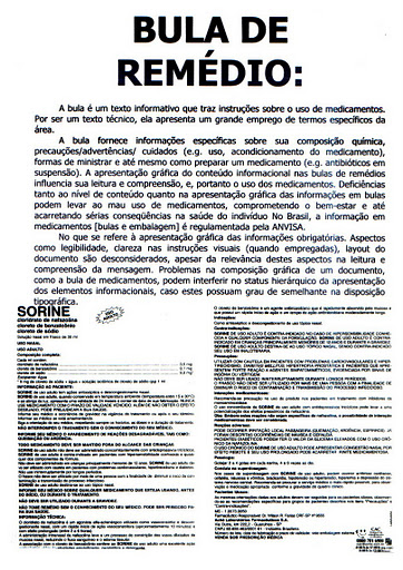 Diferentes tipos de GÊNEROS TEXTUAIS: BULA