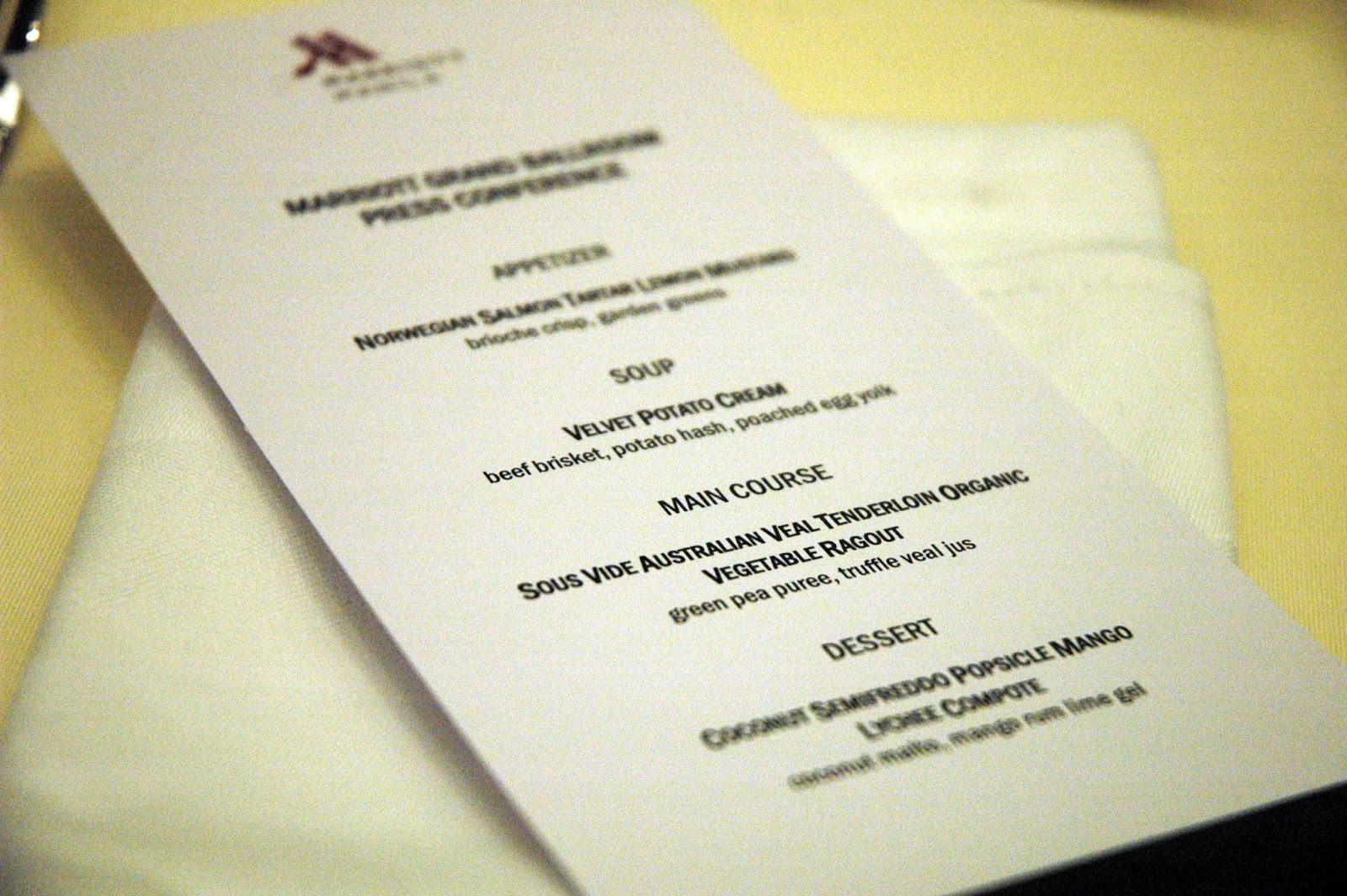 DUDE FOR FOOD: Sights and Flavors at the New Marriott Grand Ballroom