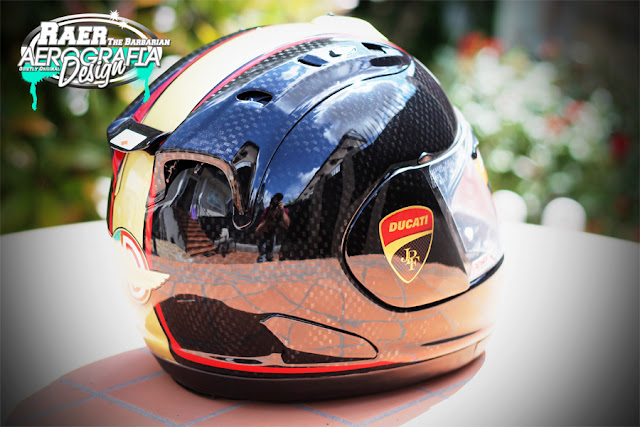 Racing Helmets Garage: Arai RX-GP "Ducati" 2013 by RAER The Barbarian