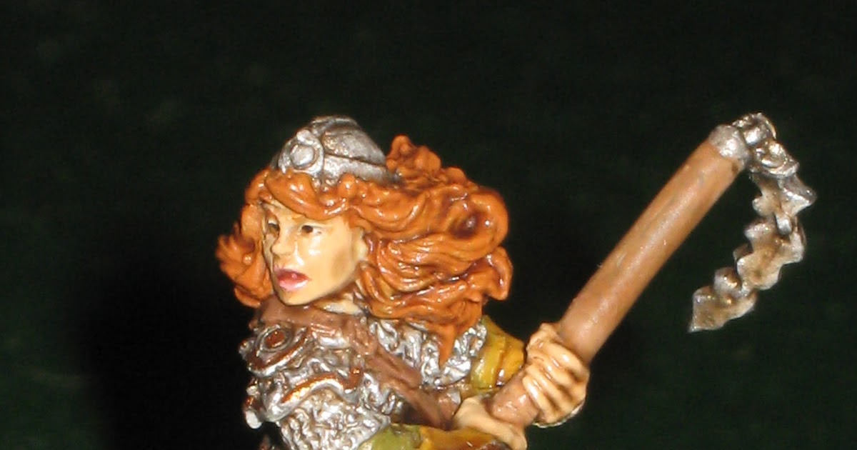 The Miniatures Man: Female cleric and squirrel