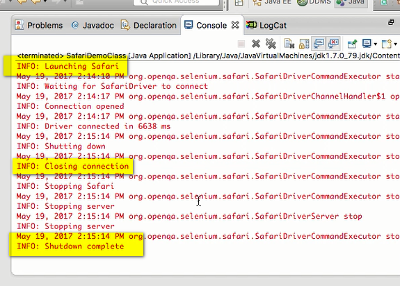 Selenium-By-Arun: Safari Browser - Executing Selenium Automation scripts on a Safari Browser
