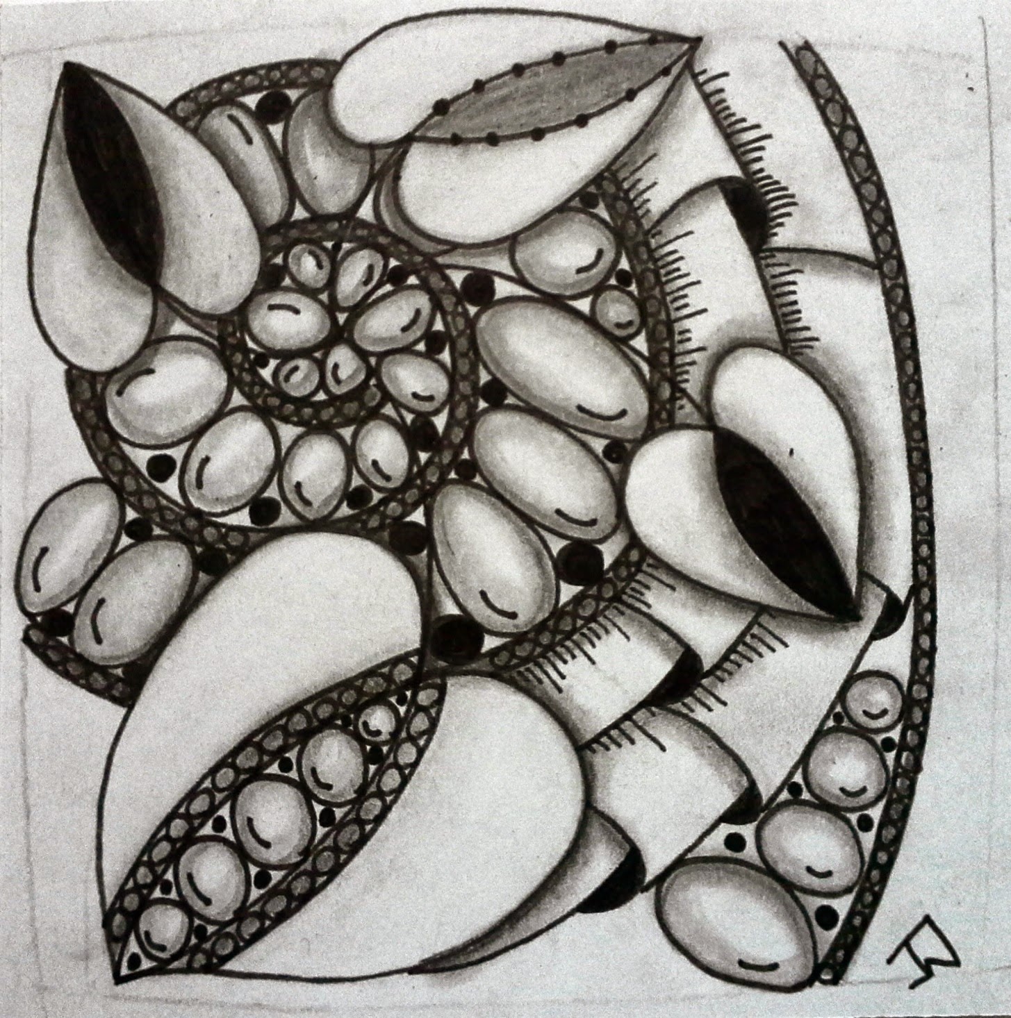 Tickled To Tangle: "It's a String Thing" #53 Tiles