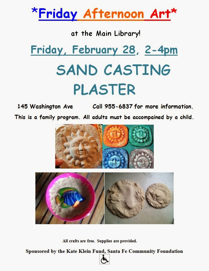 Icarus... the Santa Fe Public Library Blog: FAA: Sand Casting Plaster ...