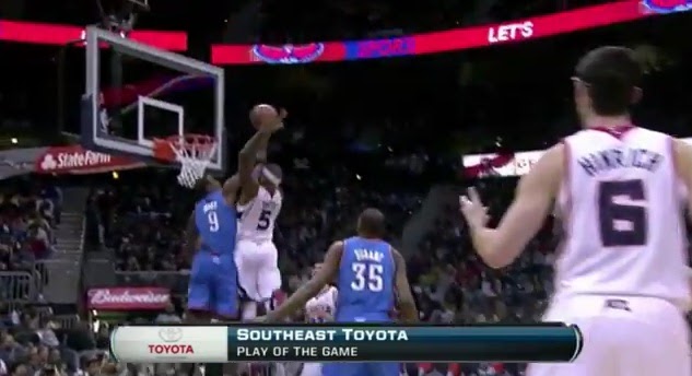 You Got Dunked On: 2011-2012 NBA Regular Season: Josh Smith Dunks On ...