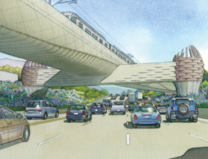 THOUGHTS ON ARCHITECTURE AND URBANISM: New bridge design for Los ...