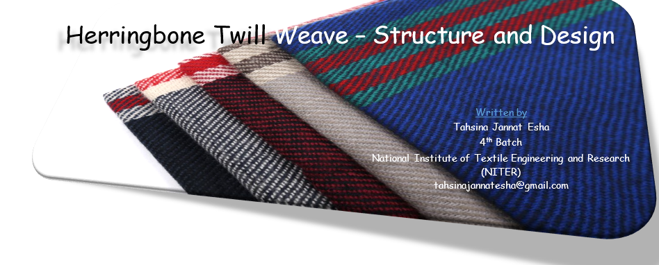 Herring Bone Twill Weave - Strucure & Design ~ A Textile Blog run by ...
