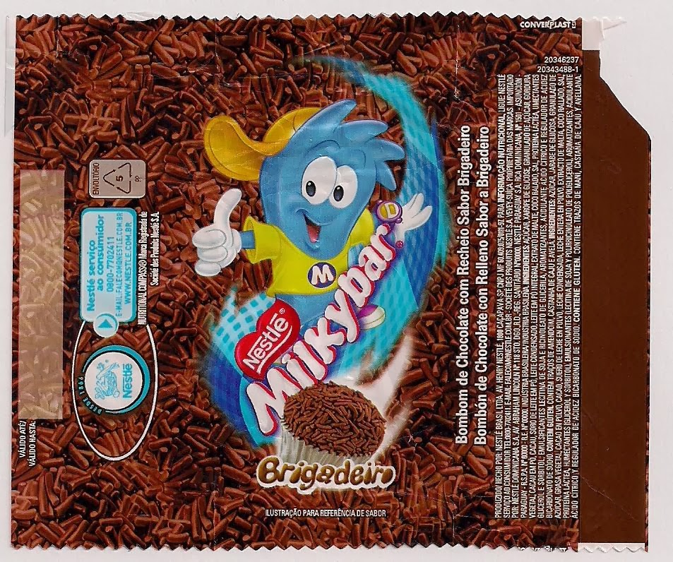 Nestlé Chocolate Wrappers!: Milkybar Brigadeiro (Mini)
