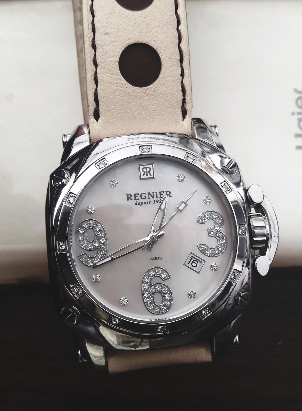 BAKUL JAM: SOLD : SWISS WATCH REGNIER DIAMOND MiNT CONDITION