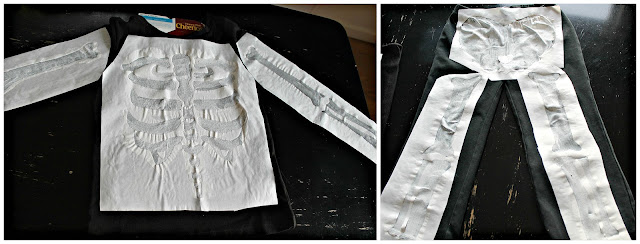 Freshly Completed: Make Your Own-- Easy- Skeleton Costume.