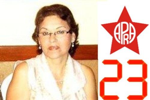 Soledad Castañeda Villanueva candidata Nº 23 del APRA por Lima