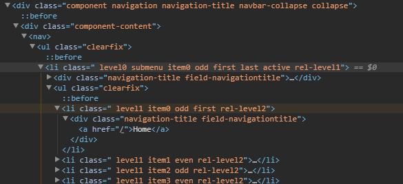 something to know: SXA Fake Navigation Link