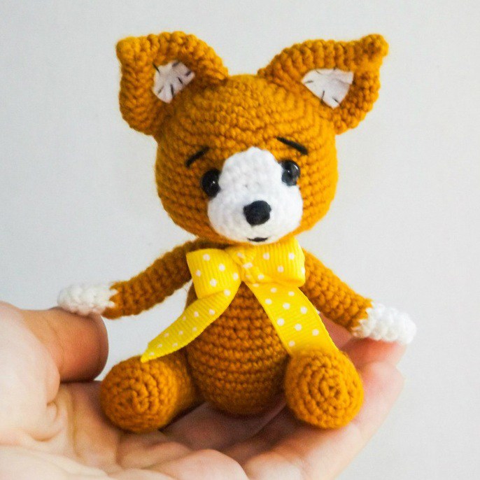 Free Amigurumi Patterns: Baby fox crochet pattern (free)