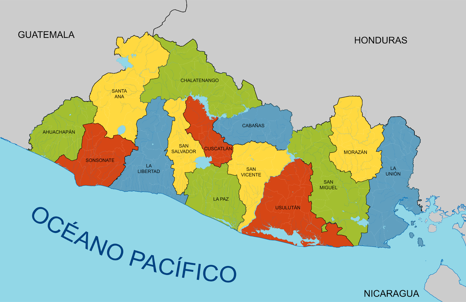 Mapas de El Salvador