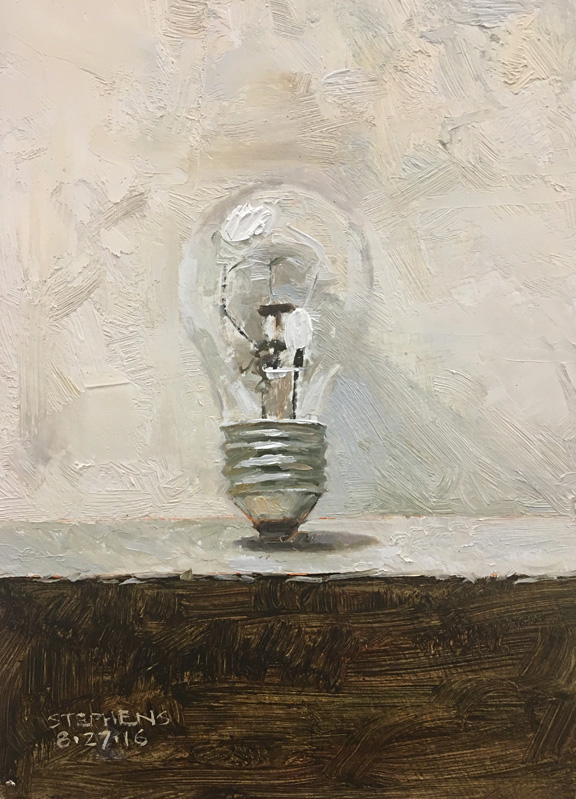 Daily Painting: Light Bulb #4