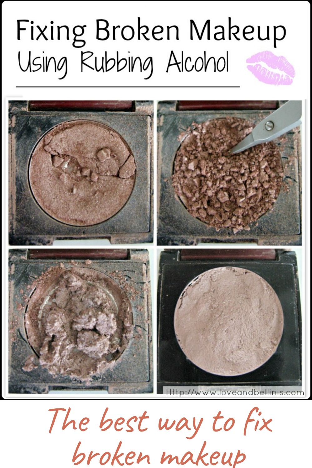 The best way to fix broken makeup