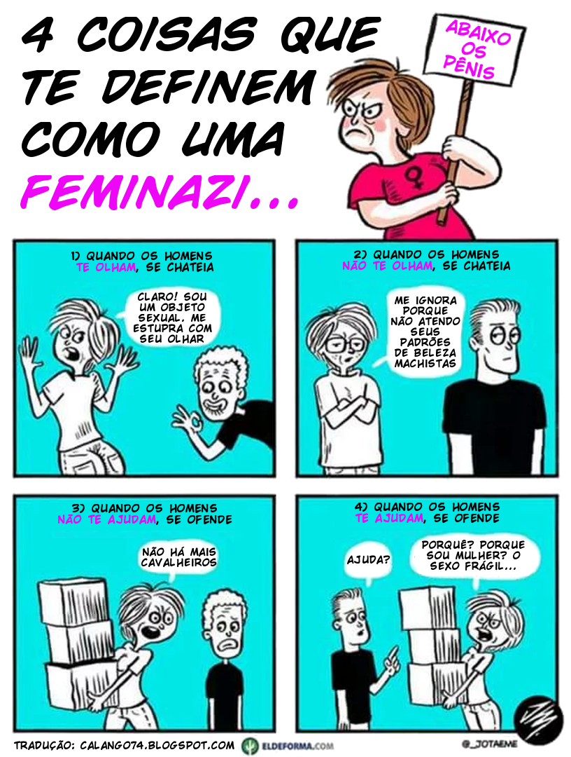 [Toca do Calango]: Como reconhecer uma feminazi