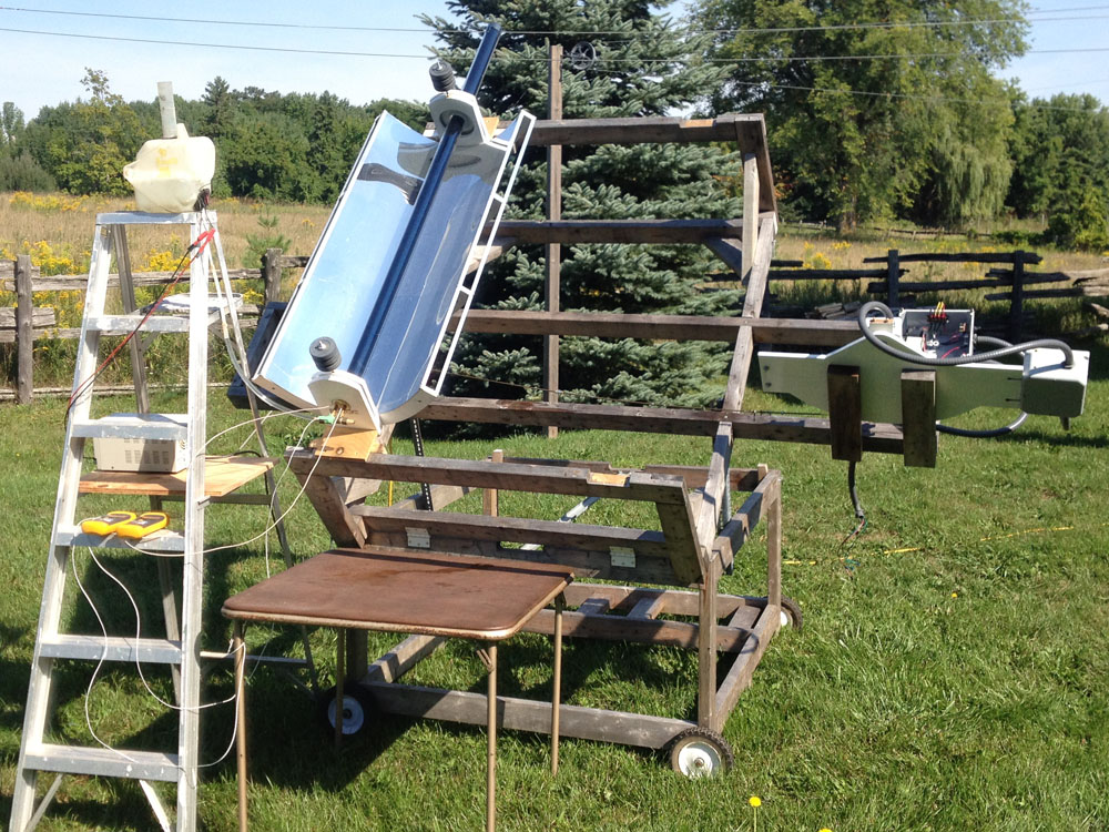 georgesworkshop: how to make solar superheated steam