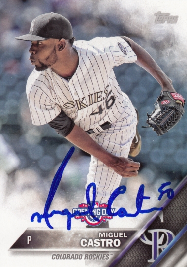 Daily Autograph: Miguel Castro