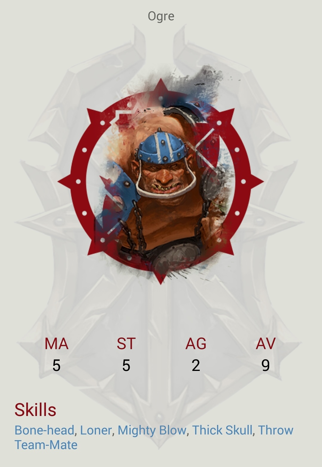 Cake for the Blood God: Blood Bowl Player Cards