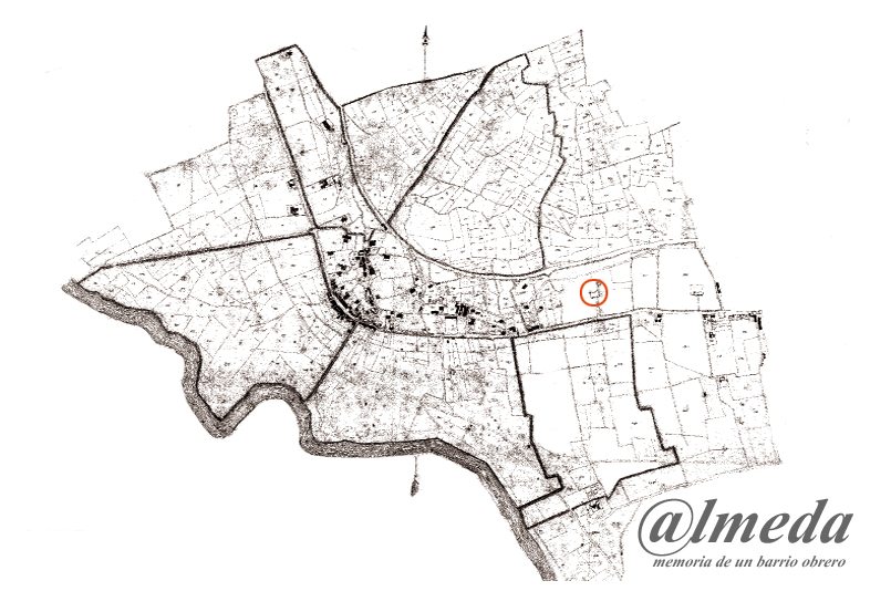 Plano de Cornellà 1874 | Almeda