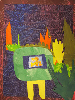 The Cavenaugh Gallery: Fish Bowl Collages Inspired by: Henri Matisse ...