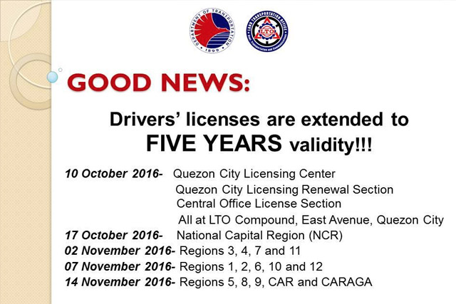 5-year validity of driver’s licenses takes effect in NCR – News BEaST Ph