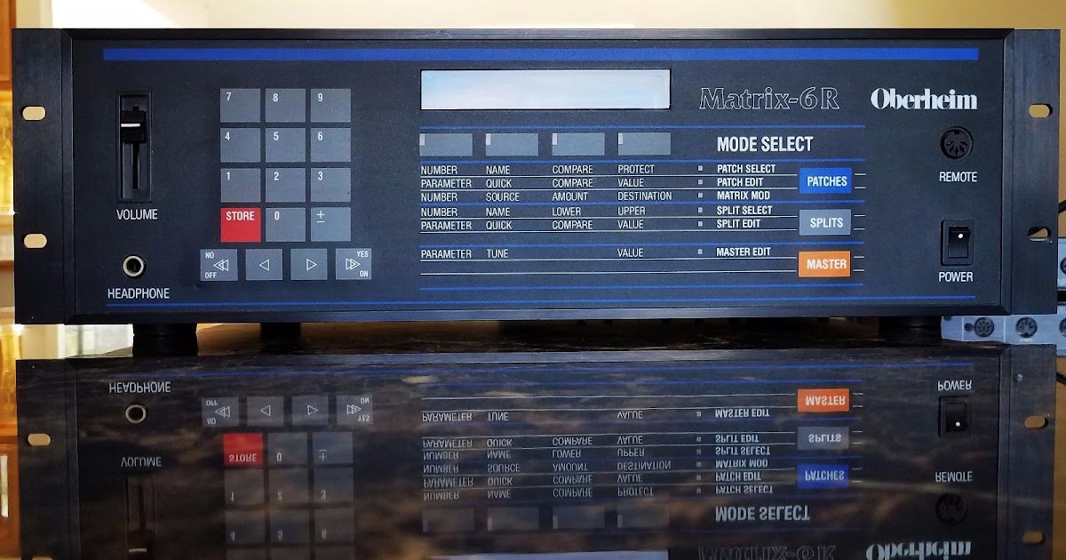 MATRIXSYNTH: Oberheim Matrix-6R Vintage Classic Analog Polyphonic ...