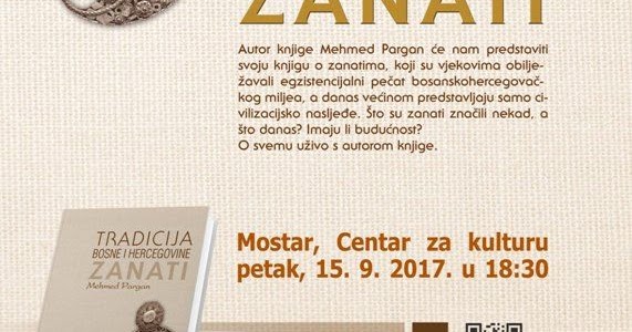 spagosmail: „Tradicija BiH – zanati“, promocija knjige u Centru za ...