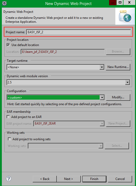 สอนใช้งาน JSF Step by Step: การ Set up JSF 2 บน Eclipse อย่างง่าย