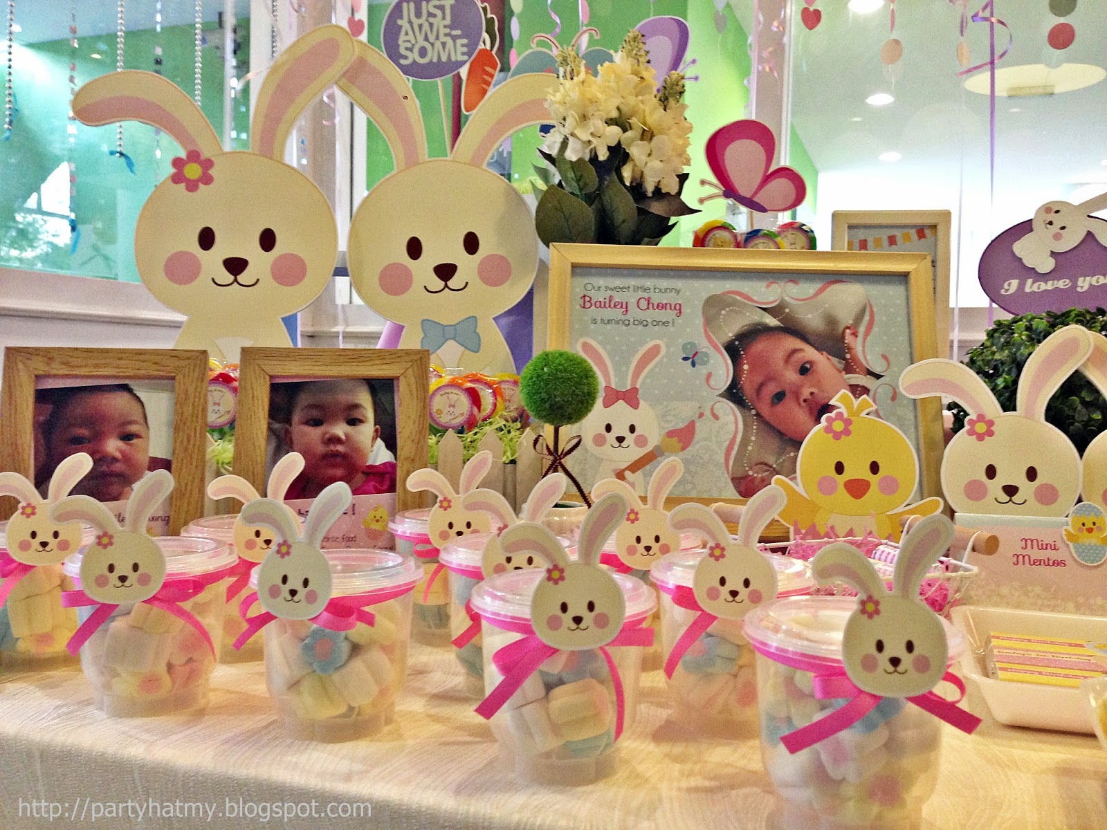 Party Hat: Little Bunny Birthday Party for Bailey