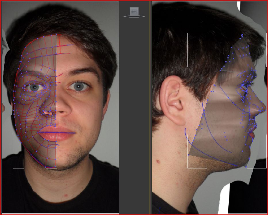 Virtual Environments 3D Head: Giving depth to face