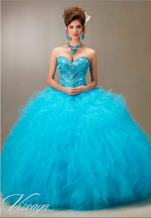 Vestidos de 15 Años Azul Turquesa 2017 ¡Hay Novedades para Ti ...
