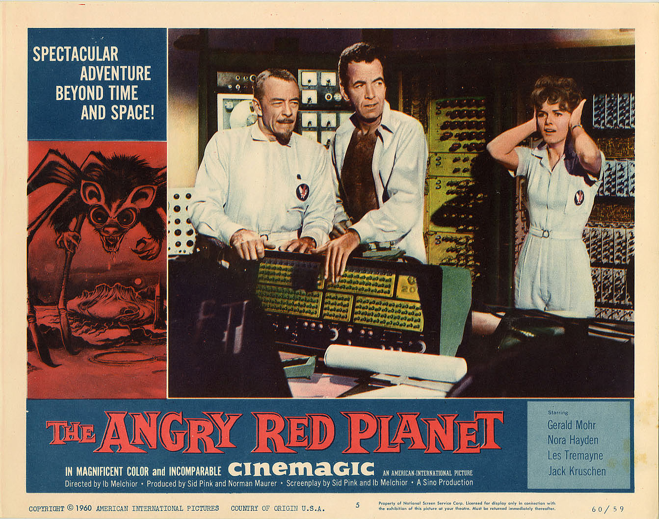 Zontar of Venus: The Angry Red Planet (1959) Lobby Card Set