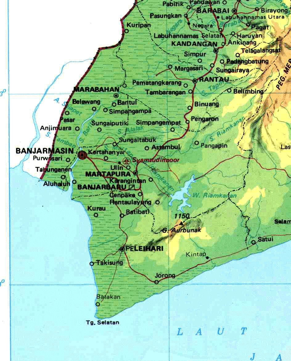 AMAZING INDONESIA: Banjarmasin city map