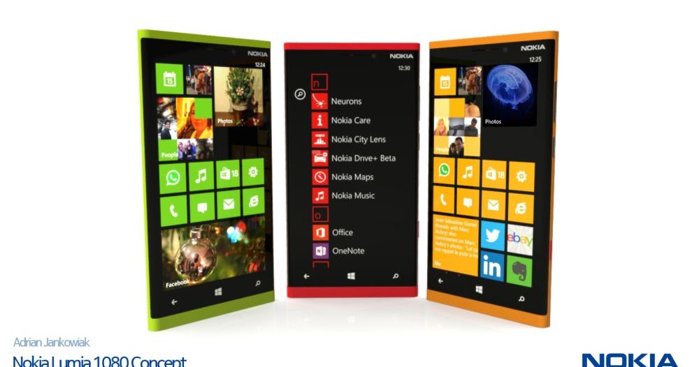 Nokia Lumia 1080 specification and gallery