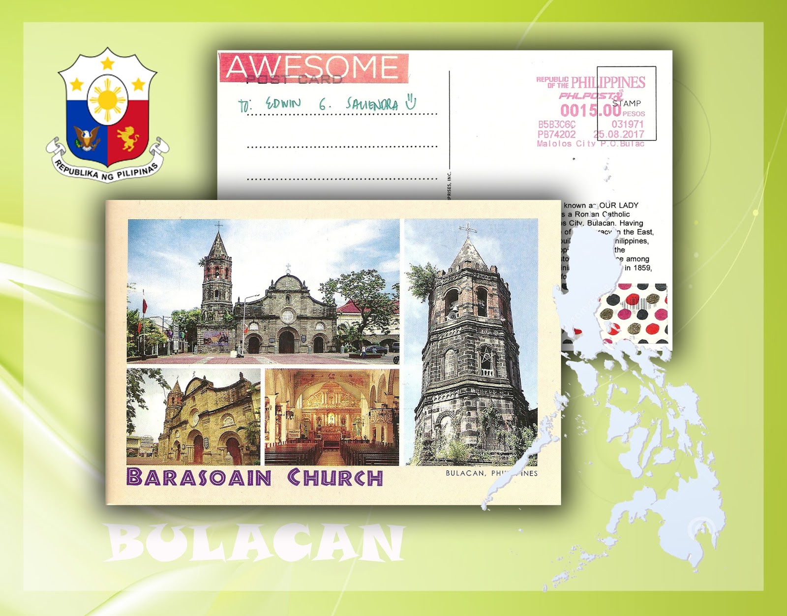 Postcards from my Mailbox: Philippine Metered-Stamped Postcards