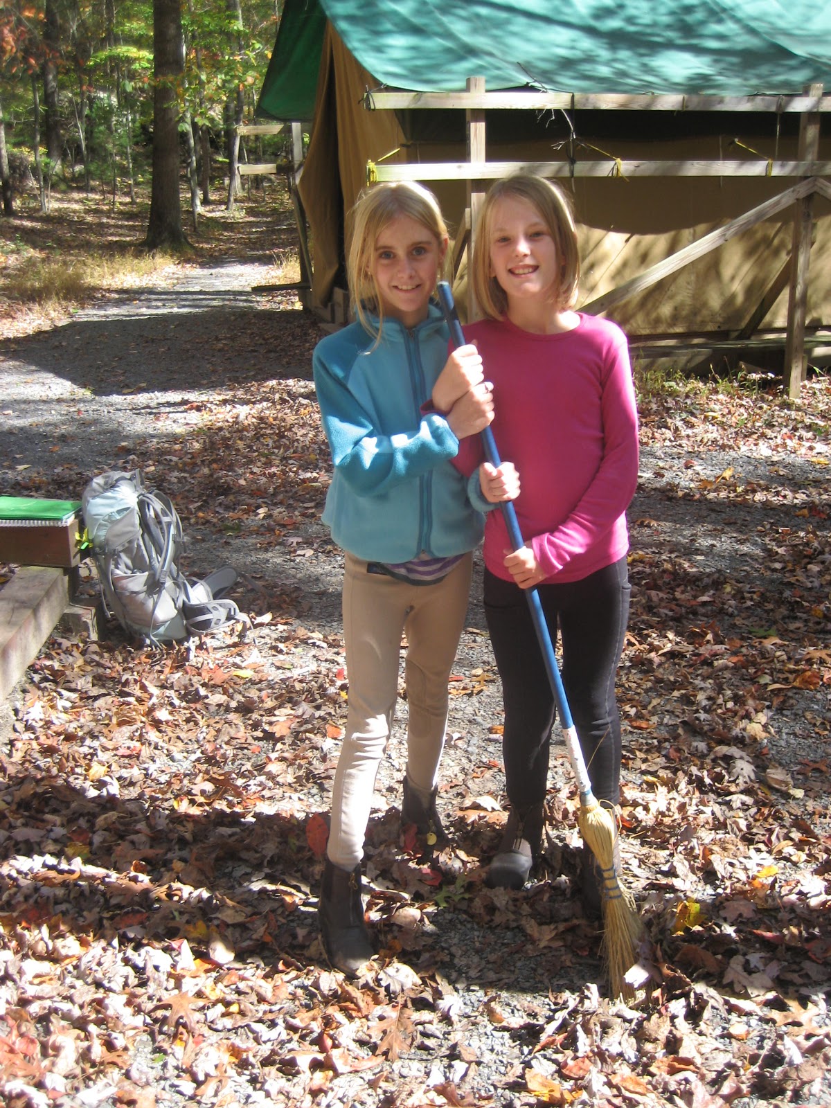 Girl Scouts: Fall Camping at Camp May Flather- 2011