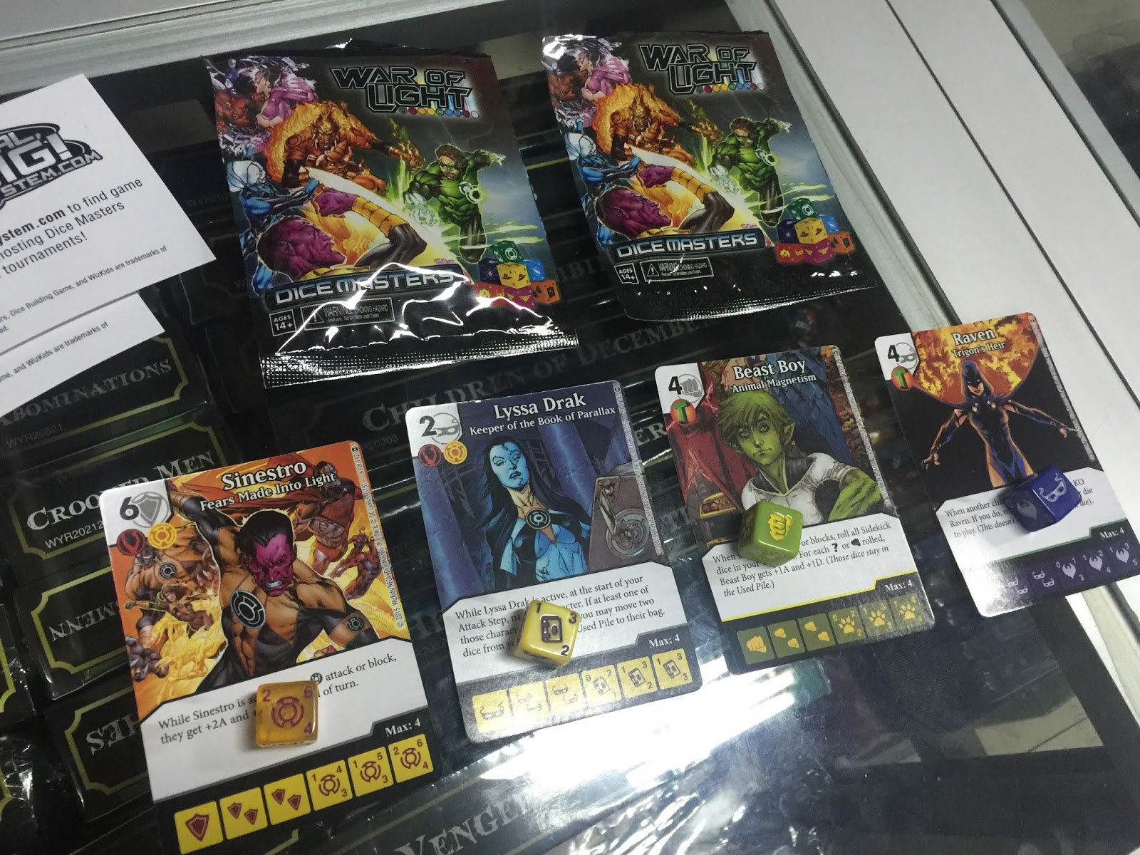 Tabletop Thailand News: DICE MASTERS (ตัวอย่างการเล่นการ์ด+เต๋าเกมสุด ...