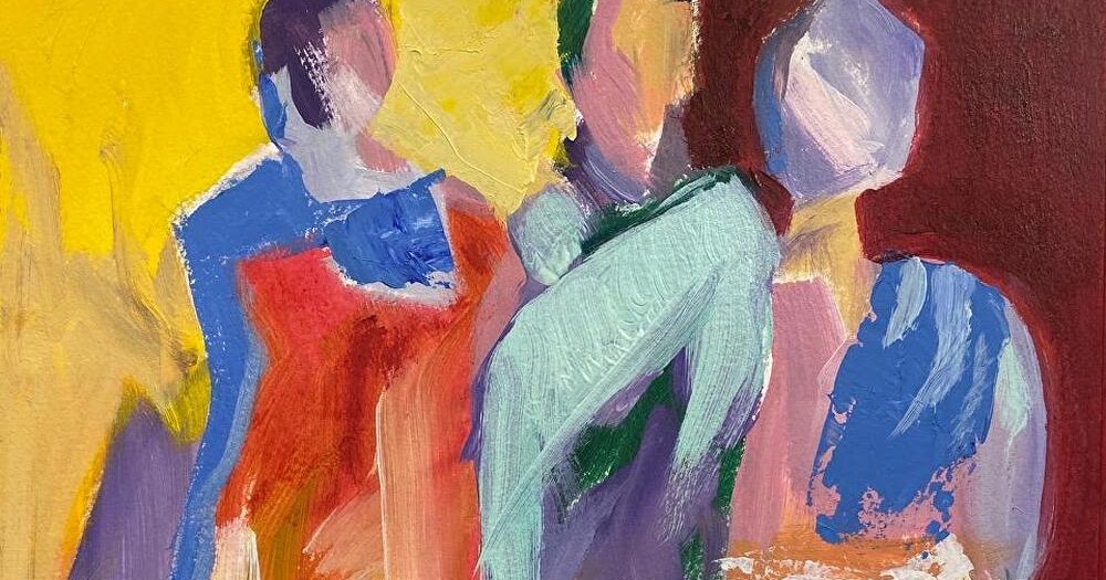 Daily Painters Abstract Gallery: Abstract Figurative Fine Art Painting ...