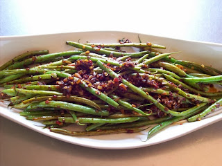 red or green?: Schezwan Green Beans