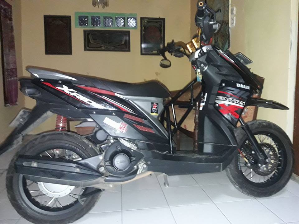 30 Gambar Modifikasi X Ride Ala Supermoto Paling Tangguh